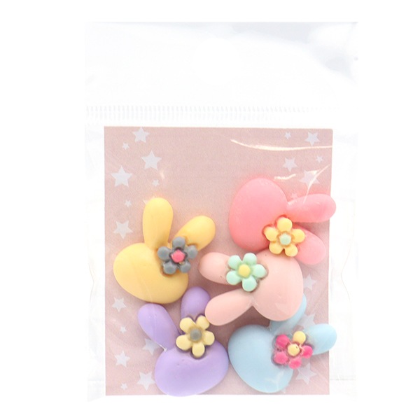 手芸パーツ 『樹脂デコレーションパーツ うさぎB YZK-12』 ERUBERU エルベール ビーズ,パックビーズ,アクリル・樹脂ビーズ| ホビー材料の通販「ユザワヤ公式ネットショップ」