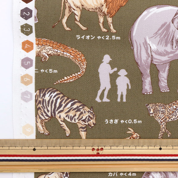 【数量5から】 生地 『オックス ナニコレシリーズ サファリ グリーン NNF-12G』 生地,種類から探す,オックス| ホビー材料の通販「ユザワヤ公式ネットショップ」