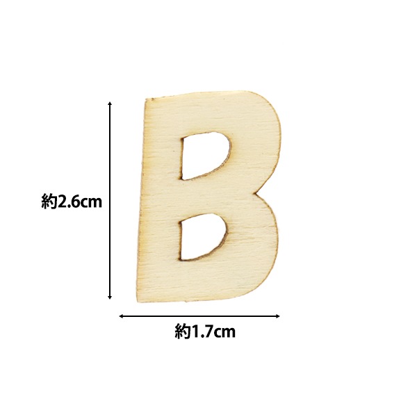 切り文字 『カット文字 B NAT-8001』 ERUBERU エルベール フラワー,用具・材料,その他| ホビー材料の通販「ユザワヤ公式ネットショップ」