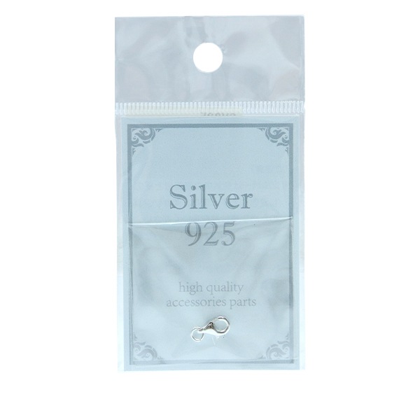 手芸金具 『SV925 カニカン(丸カン付) 9mm×5.5mm シルバー 1個入り』 ビーズ,ビーズ金具,留め金具,カニカン| ホビー材料の通販「ユザワヤ公式ネットショップ」