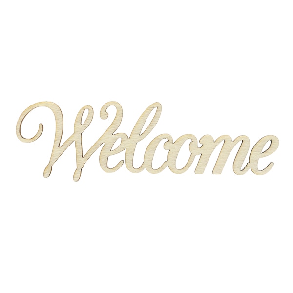 トールペイントパーツ 『カット文字 Welcome エレガント NAT-8095』 ERUBERU エルベール 工芸,トール・デコパージュ| ホビー材料の通販「ユザワヤ公式ネットショップ」