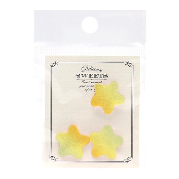 【レジンセール】 アクセサリー素材 『スイーツパーツ グミ 星型 グリーン 3個入り RS-728』 ERUBERU エルベール ビーズ,レジン,封入パーツ| ホビー材料の通販「ユザワヤ公式 ...