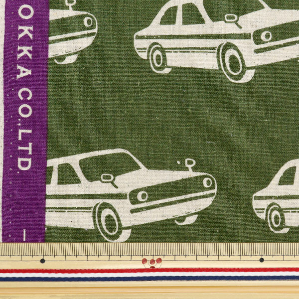 【数量5から】 生地 『ni-co echino(ニコエチノ) 綿麻キャンバス car EKX-98060-60C』 KOKKA コッカ 生地,素材から探す,綿・麻混紡| ホビー材料の通販 ...