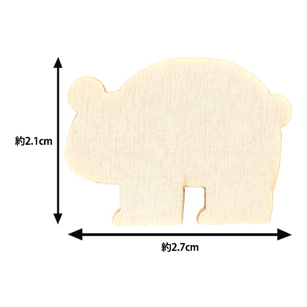 トールペイントパーツ 『塗りっ木クラブ クマB NK-71』 ERUBERU エルベール フラワー,フラワー素材| ホビー材料の通販「ユザワヤ公式ネットショップ」