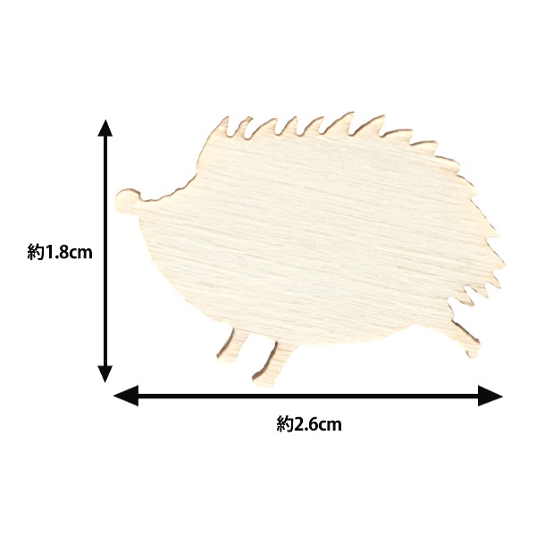 トールペイントパーツ 『塗りっ木クラブ ハリネズミ NK-76』 ERUBERU エルベール フラワー,フラワー素材| ホビー材料の通販「ユザワヤ公式ネットショップ」