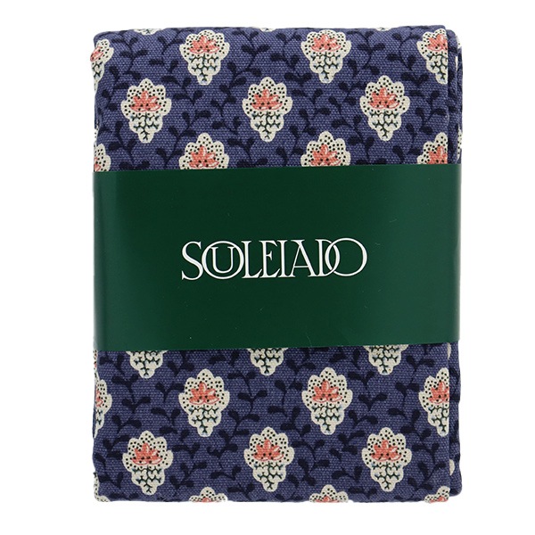 生地 『SOULEIADO ソレイアード オックス カットクロス 約110cm×50cm プティットフルールデシャン ネイビー SLFOXK-518X』 【ユザワヤオリジナル】 カットクロス ...