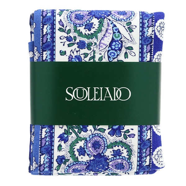 生地 『SOULEIADO ソレイアード オックス カットクロス 約110cm×50cm バンドプロヴァンサル ブルー SLFOXK-68E』 【ユザワヤオリジナル】 カットクロス,ブランド ...