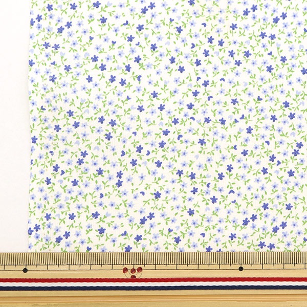 【数量5から】 生地 『ちいさなお花 ブルー NO-SMAF-2C』 生地,種類から探す,その他| ホビー材料の通販「ユザワヤ公式ネットショップ」