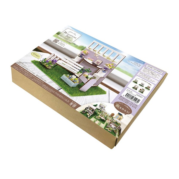 ミニチュアキット 『ホームデコ ミニチュアセット ベンチでひととき NTR-99』 ERUBERU エルベール フラワー,ミニチュアクラフト,キット| ホビー材料の通販「ユザワヤ公式ネットショップ」