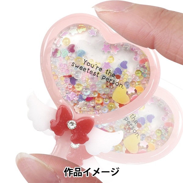 レジンモールド 『シリコンモチーフ 空間利用 ハートうちわ RSSD-384』 ERUBERU エルベール ビーズ,レジン,UVレジン型| ホビー材料の通販「ユザワヤ公式ネットショップ」