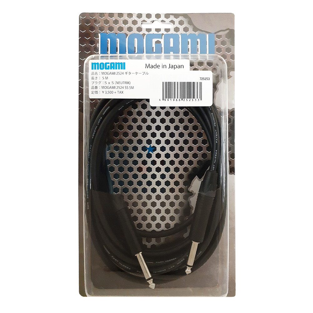 MOGAMI 2524 SS 5m ギターケーブル 【宅配便A】 | シールドケーブル | ワイズスタジオ