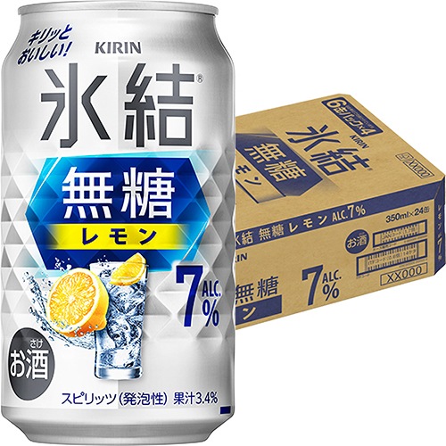 キリン 氷結 無糖 レモン 7％ 350ml×24本 1ケース u-sa | チューハイ・カクテル | 酒のZenjin
