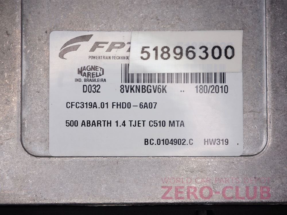 『ABARTH 500C 312142用/純正 AT CPU コンピューター』【2558-94051】 | アバルト,500/595,エンジン ...